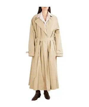 Calvin Klein Cotton Gabardine Trench Coat