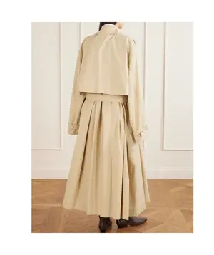 Calvin Klein Cotton Gabardine Trench Coat