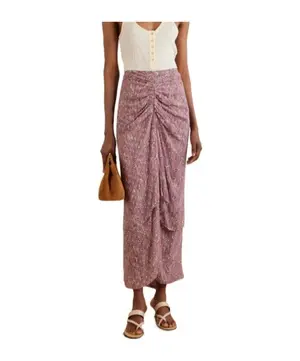 Veronica Beard Printed Maxi Skirt