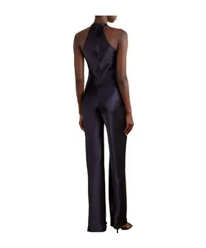Galvan Eve Satin Jumpsuit