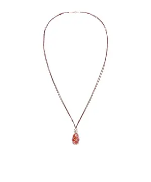 Assouline Carnelian Pendant Necklace - Yellow