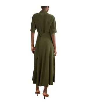 Veronica Beard Perenna Belted Maxi Dress