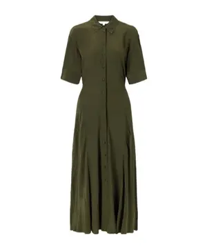 Veronica Beard Perenna Belted Maxi Dress - No