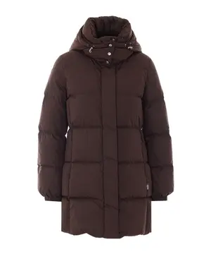 Add Amadeus Hooded Puffer Coat - Black