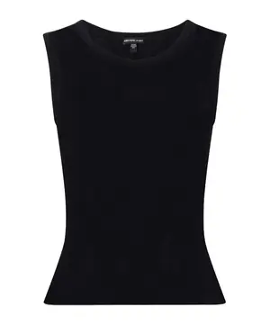 JAMES PERSE Ribbed Cotton And Cashmere-blend Tank