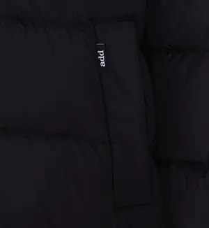 Add Quilted Hooded Down Coat