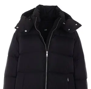 Add Quilted Hooded Down Coat