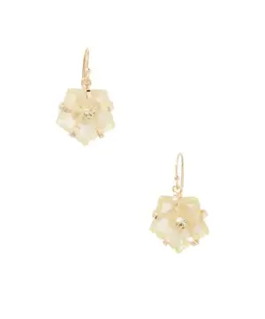 JENNIFER BEHR Crystal-embellished Gold-tone Quartz Earrings