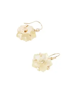 JENNIFER BEHR Crystal-embellished Gold-tone Quartz Earrings