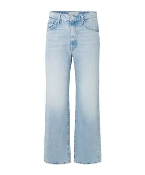 MOTHER High-rise Straight-leg Jeans - No