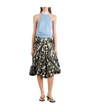Emilio Pucci Printed Silk-twill Pants - No