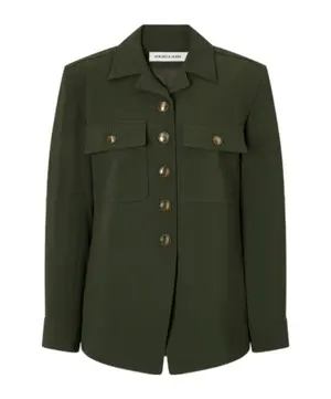 Veronica Beard Twill Jacket - Green