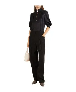 Veronica Beard High-waisted Wide-leg Pants