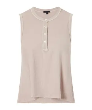 JAMES PERSE James Perse Cotton-Piqué Tank No