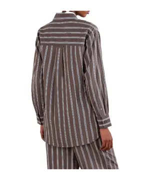 Veronica Beard Striped Woven Shirt