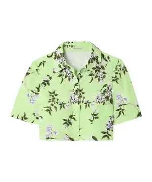 EMILIA WICKSTEAD Floralprint Top - Green