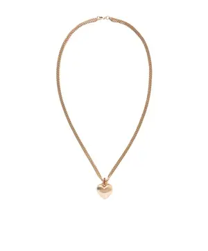Assouline Mini Florentine Heart-pendant Necklace - Yellow