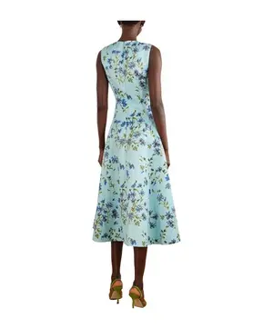 EMILIA WICKSTEAD Floral-print Faille Midi Dress