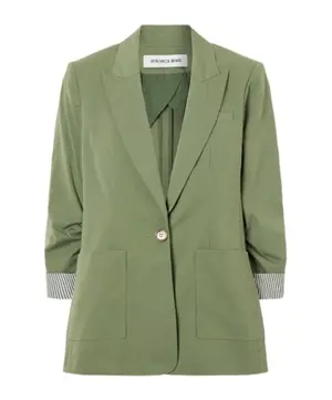 Veronica Beard Cotton-blend Poplin Blazer - No