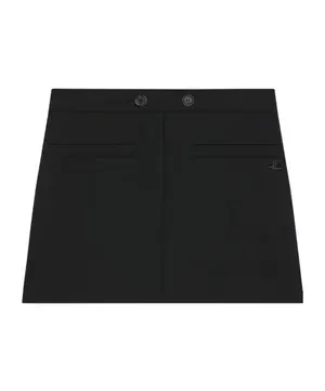 COURREGES Courrèges Bandeau Waist Mini Skirt - Black