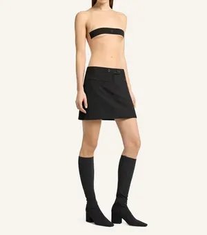 COURREGES Courrèges Bandeau Waist Mini Skirt