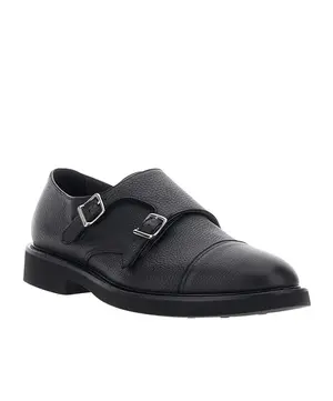 DOUCAL'S Double-buckle Loafers