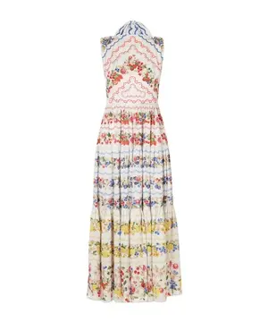 MARY KATRANTZOU Floral-print Woven Maxi Dress - No