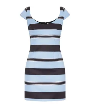 EMILIA WICKSTEAD Eloise Striped Taffeta-faille Mini Dress