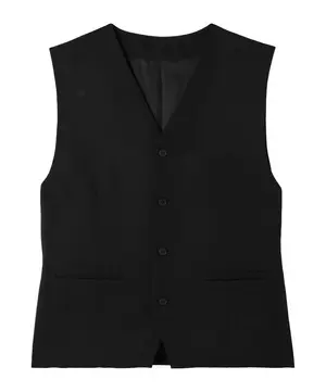 SSSTEIN Tailored Waistcoat - Black