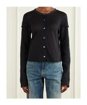 Our Legacy Layered Cotton-blend Cardigan