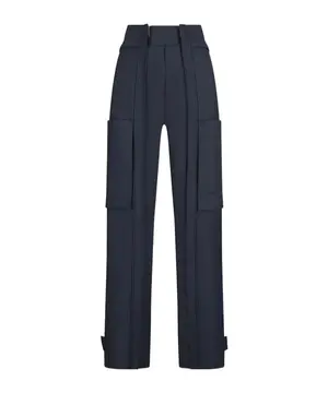DARKPARK Multi-pocket Casual Pants - Navy Blue