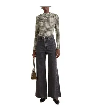 Veronica Beard Lightweight Plaid Top