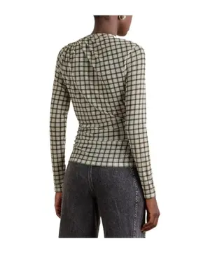 Veronica Beard Lightweight Plaid Top