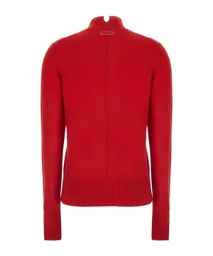 Pinko High-neck Logo-patch Sweater