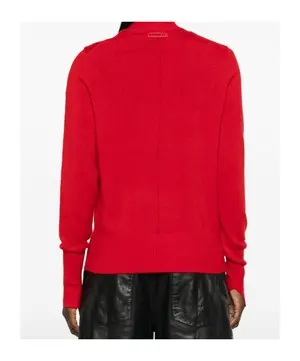 Pinko High-neck Logo-patch Sweater