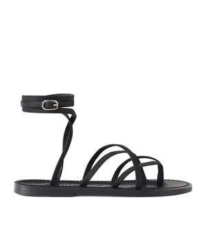 K.JACQUES Zenobie Nubuck Sandals - Black