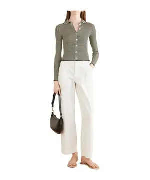 Calle Del Mar Striped Knitted Cardigan