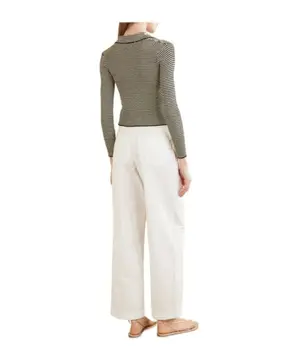 Calle Del Mar Striped Knitted Cardigan