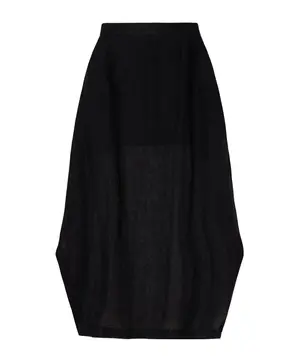 Le Kasha Lightweight Midi Skirt - Black