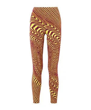 Aztech Mountain Ed Curtis Off-piste Jacquard-knit Leggings - Red