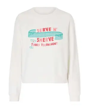 MOTHER Itty Concert Printed Cotton-jersey Sweatshirt - No