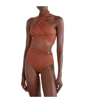 Johanna Ortiz Printed Recycled Bikini Top - No