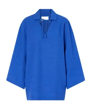 Lisa Marie Fernandez Tie-detailed Woven Tunic - No