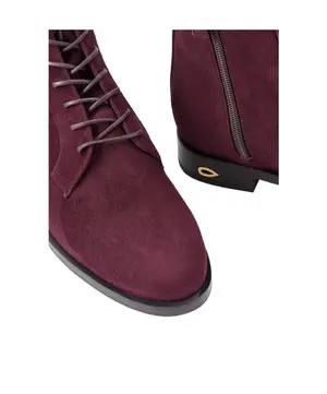 Jennifer Chamandi Solid Suede Ankle-boots