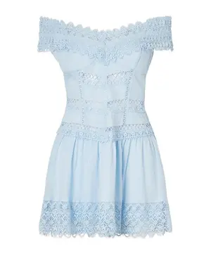 Charo Ruiz Ibiza Cotton-blend Mini Dress - No
