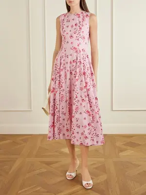 EMILIA WICKSTEAD Floral Maxi Dress