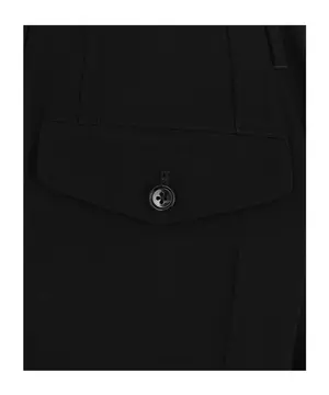 ANN DEMEULEMEESTER Agdar Pleated Tapered Trousers