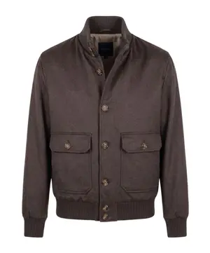 BARBA NAPOLI Cashmere Jacket - Black