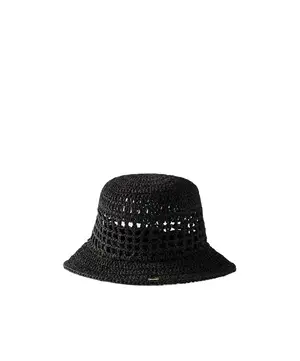 Eugenia Kim Jonah Straw Bucket Hat - Black