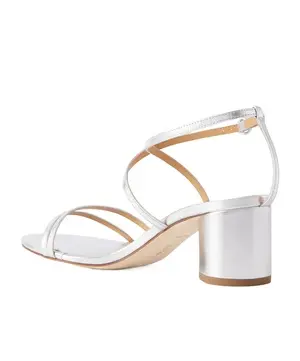 AeydĒ Metallic Leather Sandals